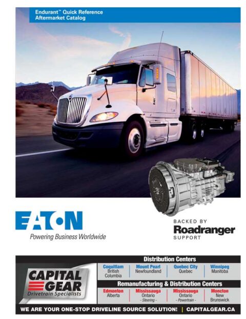 Capital Gear Eaton Endurant Parts Aftermarket Catalog | Capital Gear Ltd.
